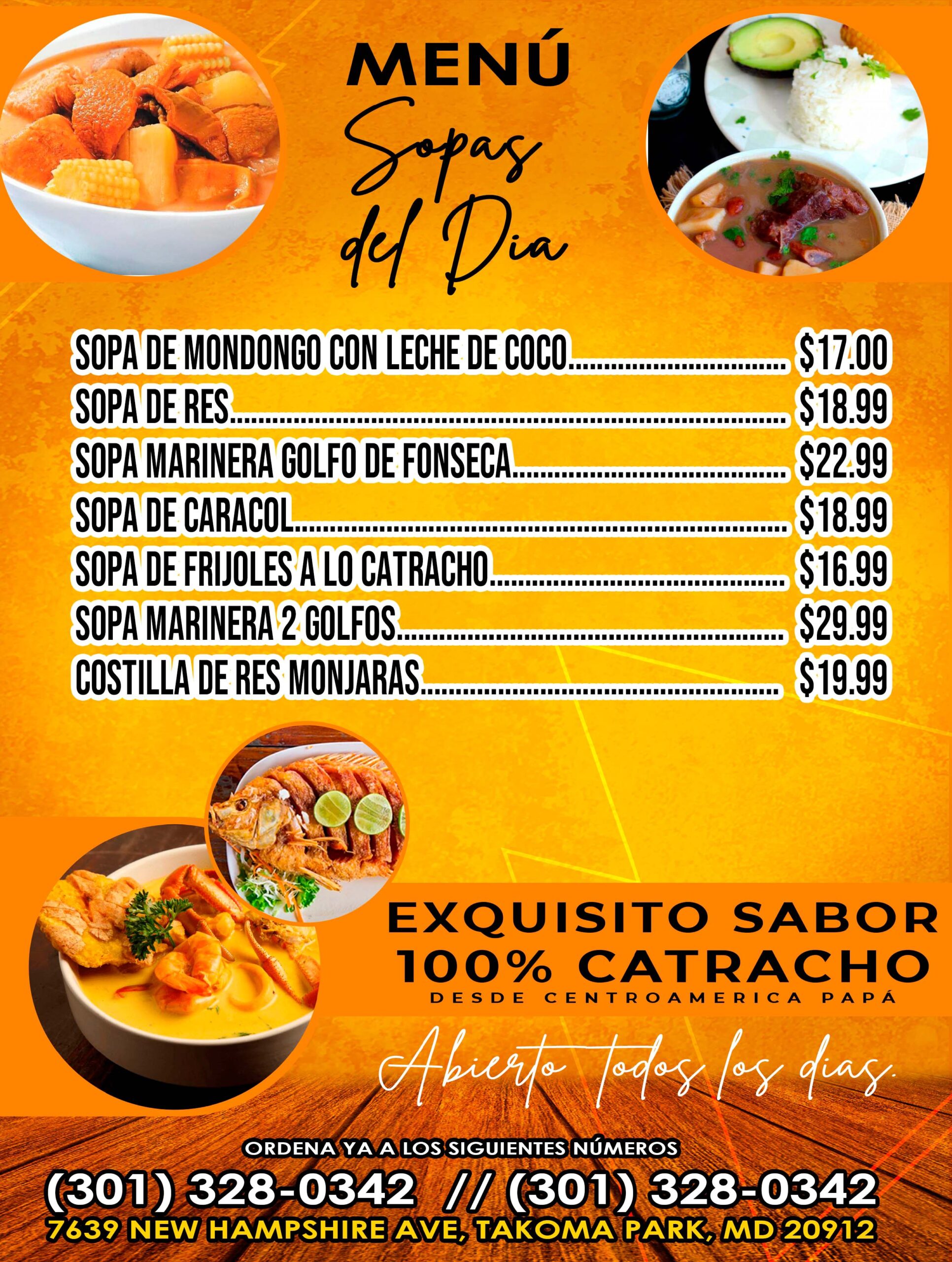 Menú - Baleadas Express